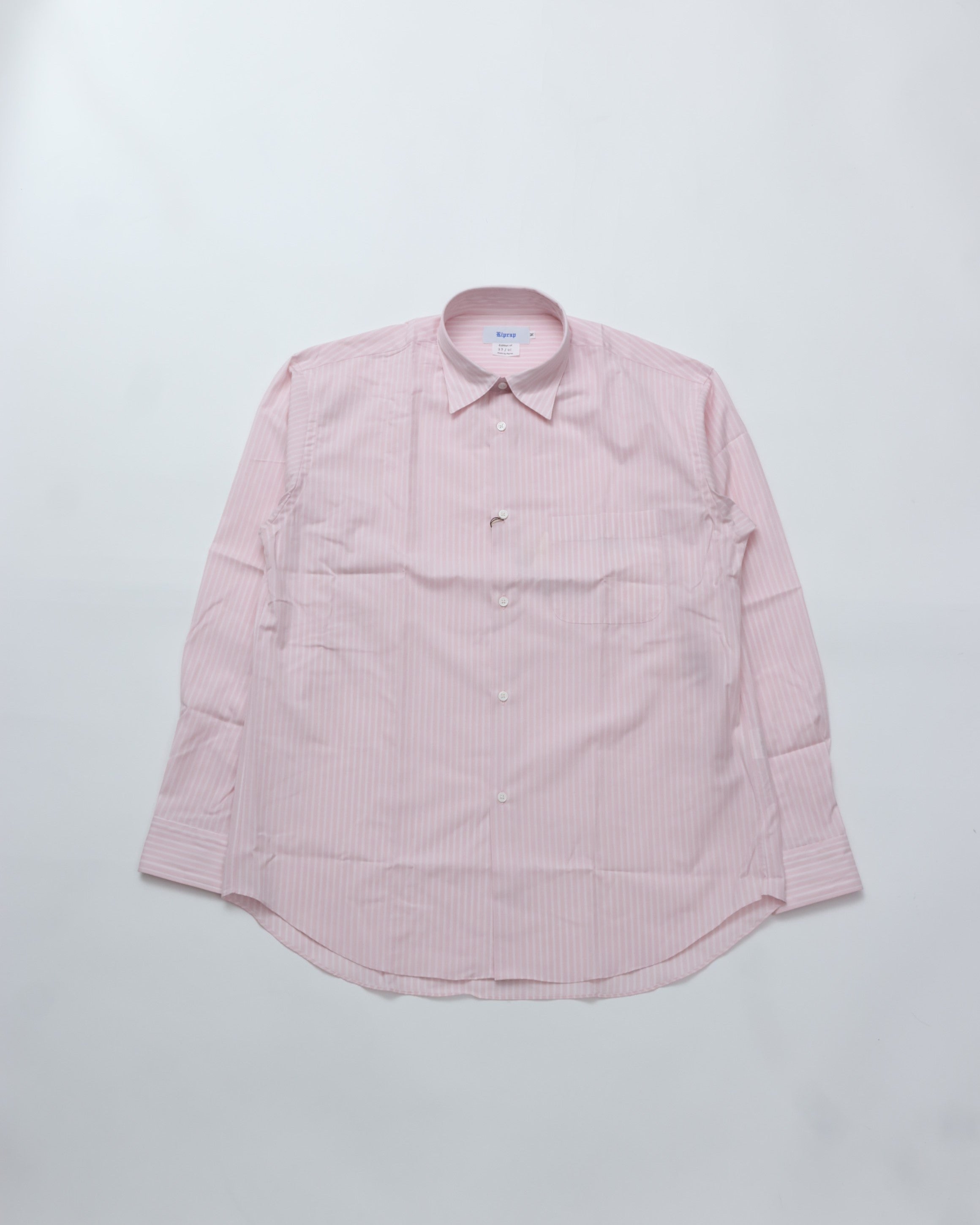 Riprap / FF REGULAR COLLAR SHIRTS PINK/WHITE – CASDAY / キャスデイ