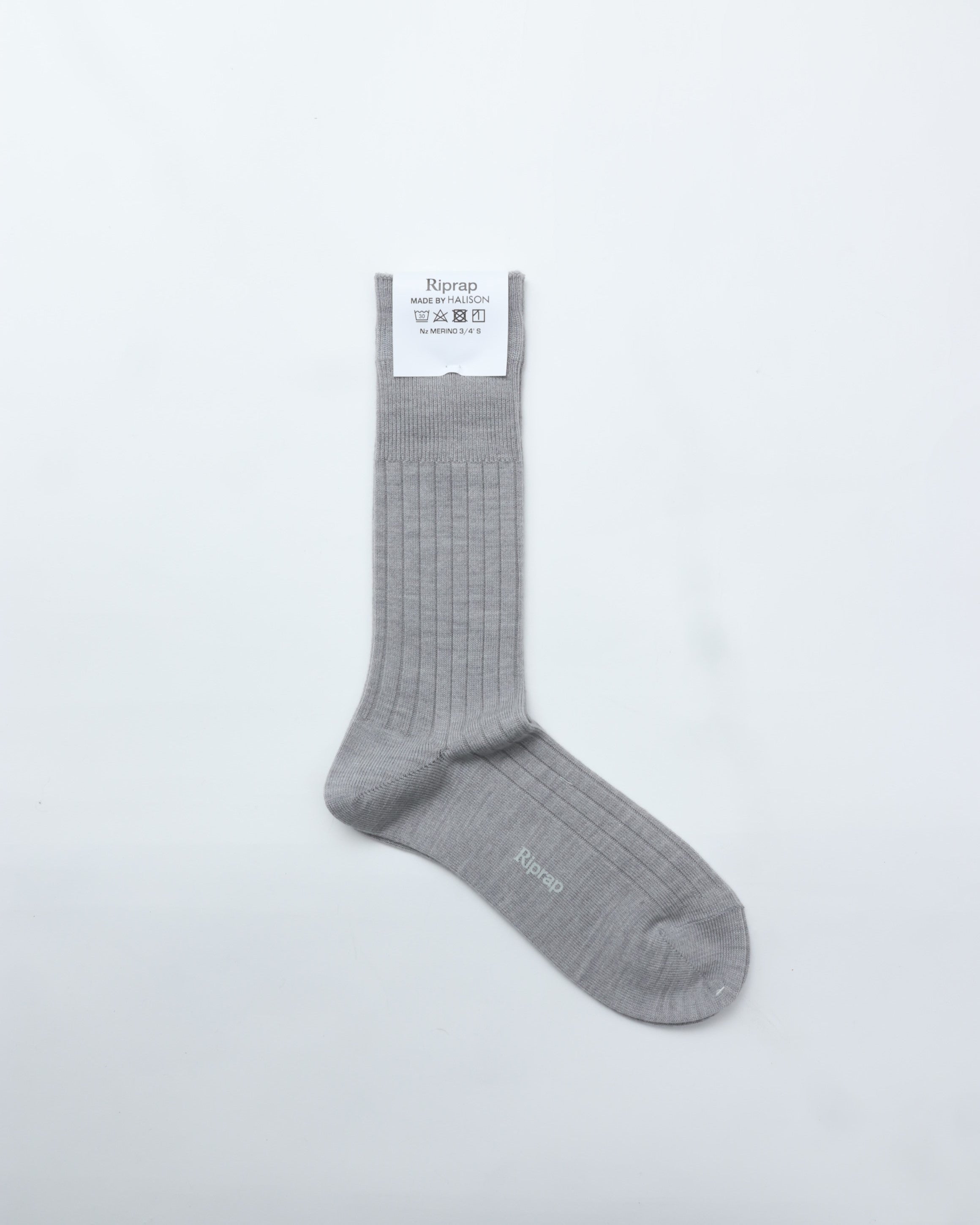 Riprap / NZ MERINO THREE QUARTERS L GRAY – CASDAY / キャスデイ