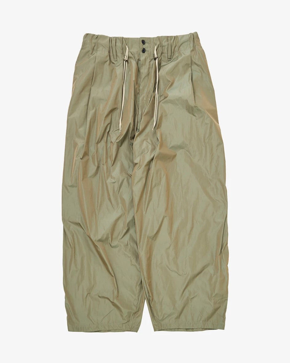Sillage / circular pants limonta nylon khaki – CASDAY / キャスデイ