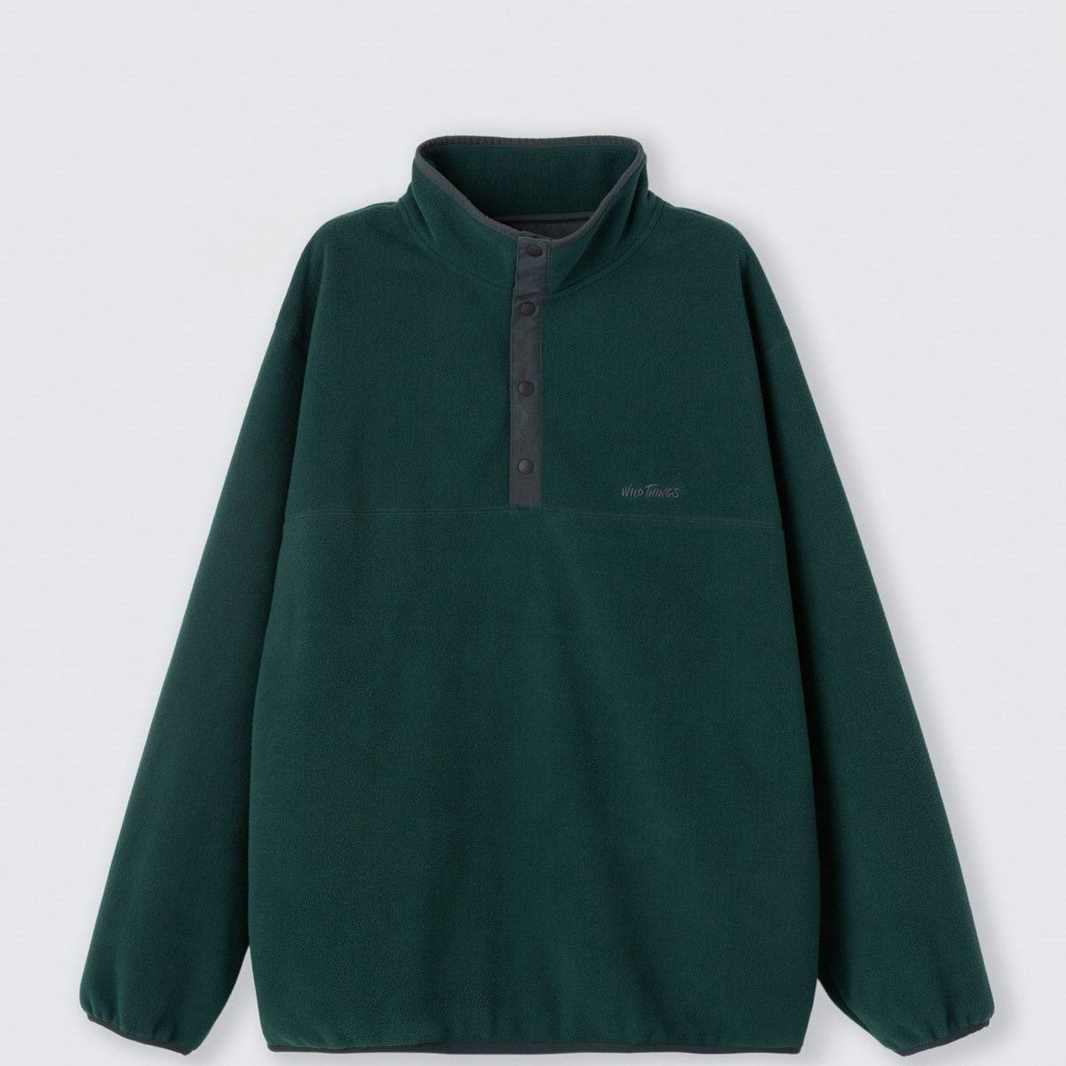WILD THINGS / グリッドフリースプルオーバージャケット GRID FLEECE PULLOVER JACKET – CASDAY ...
