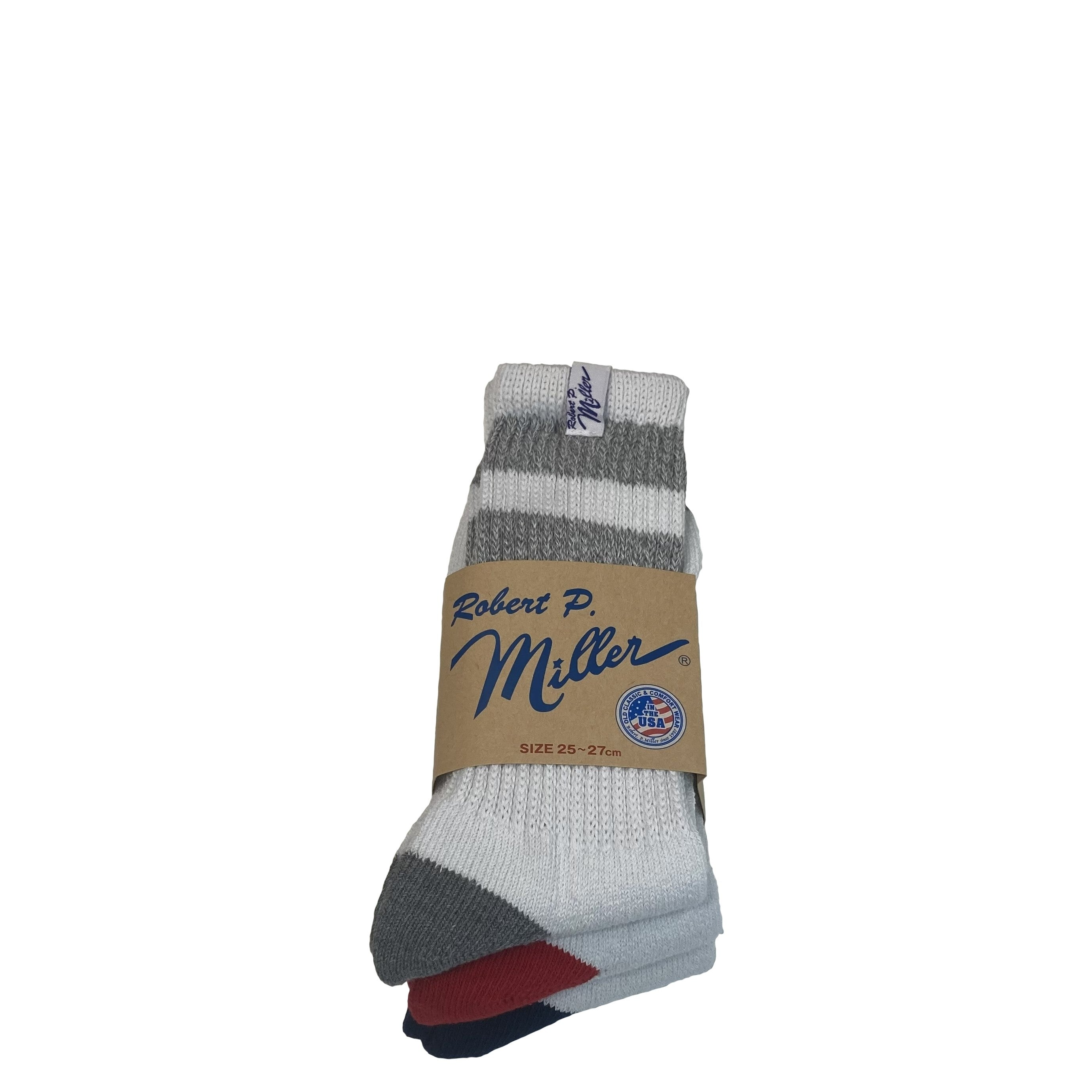 Miller/ 3P Socks -crew- 25~27cm – CASDAY / キャスデイ