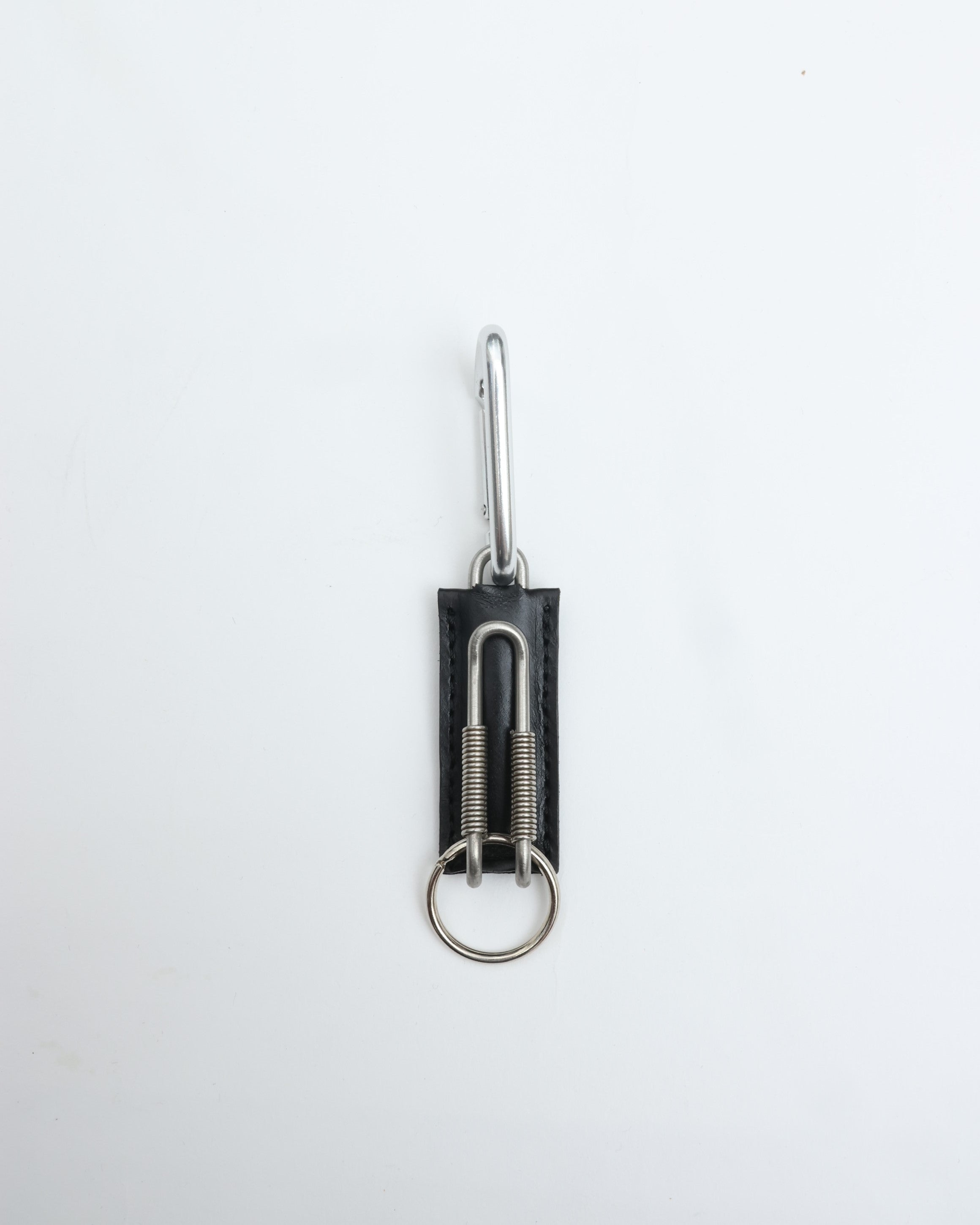 ED ROBERT JUDSON CLIX spring clip key holder C/#052 black pull up ...