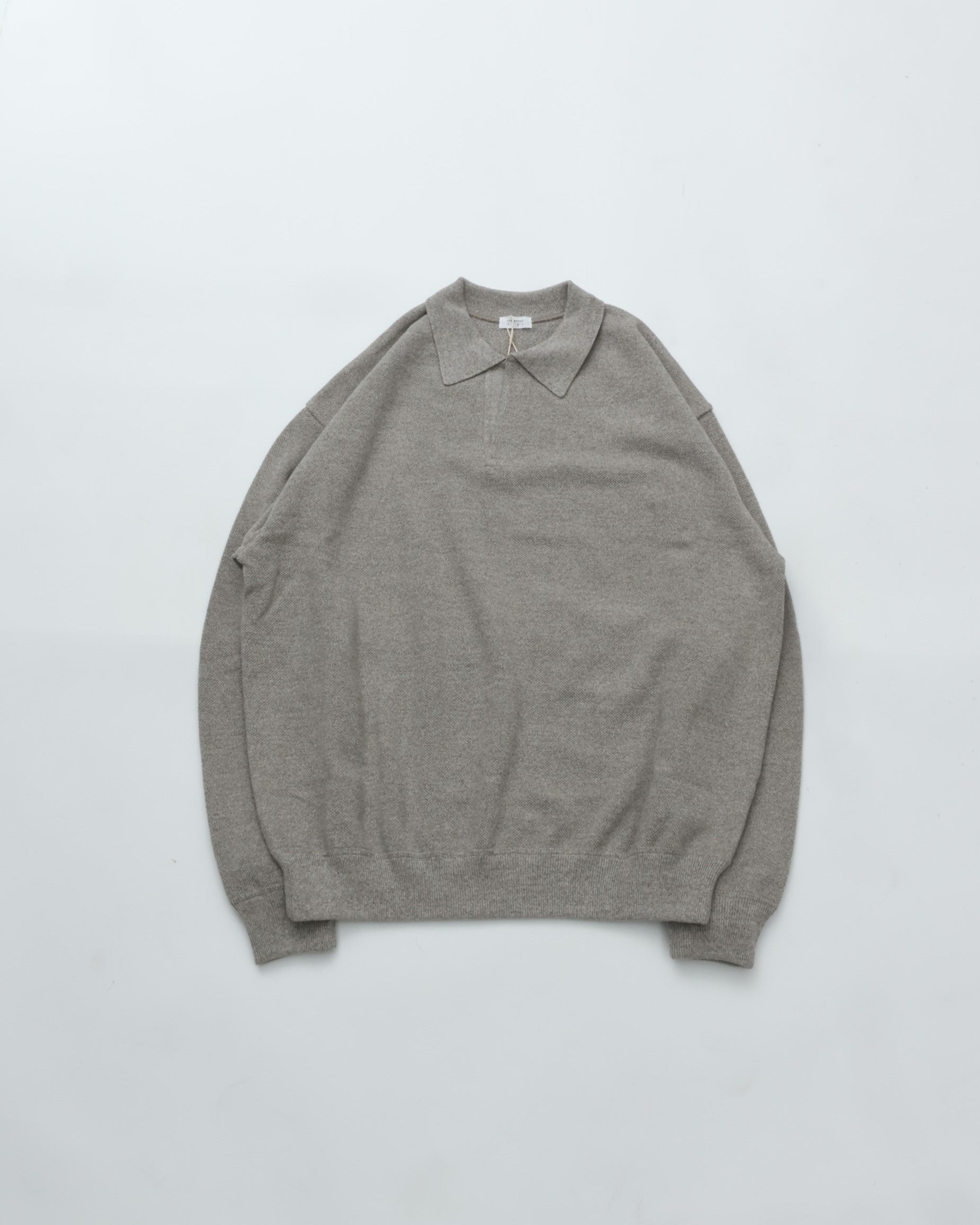 crepuscule Co/Wo Moss stitch Skipper GRAY – CASDAY / キャスデイ