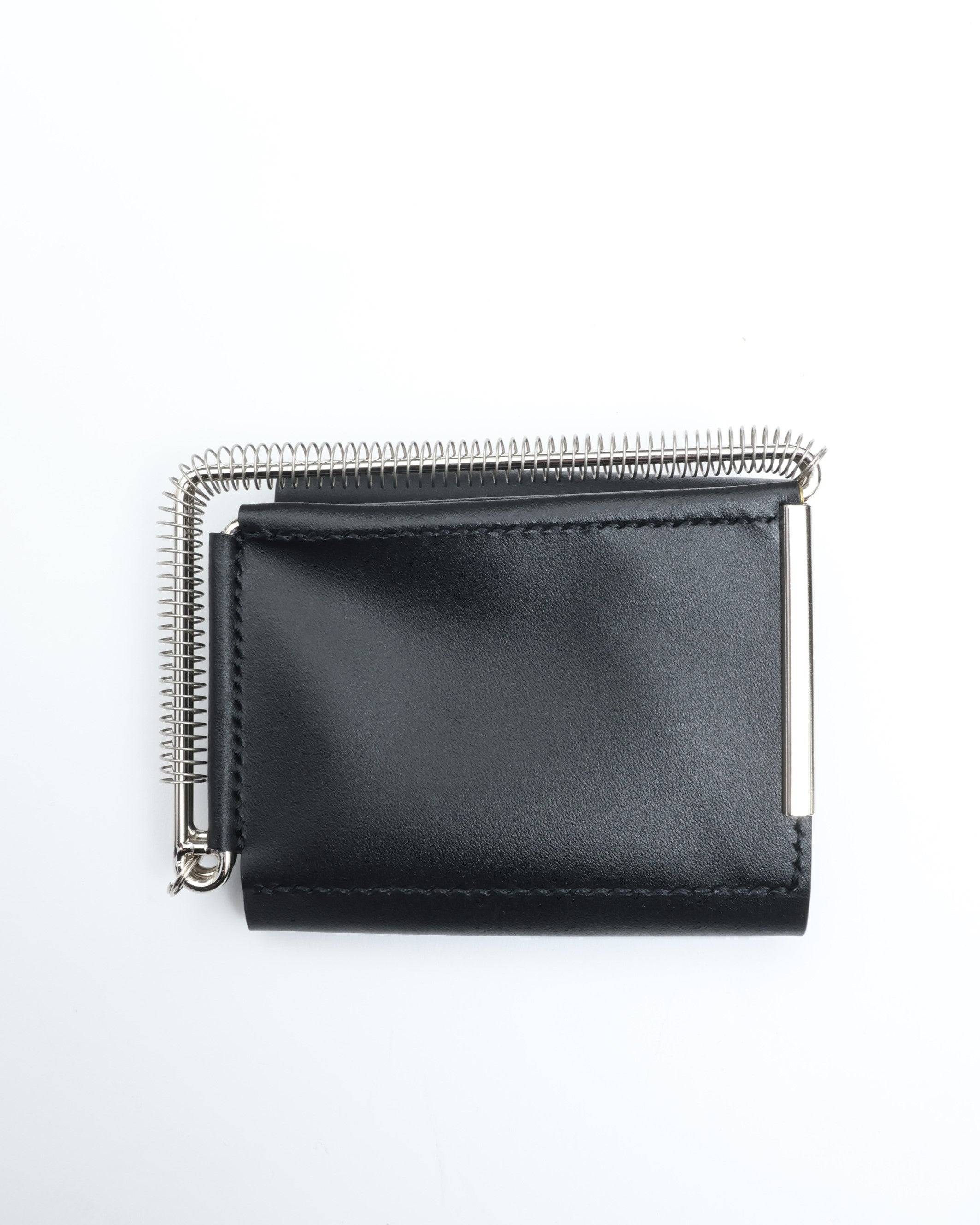 ED ROBERT JUDSON / HOOKE coil spring trifold wallet micro grain ...