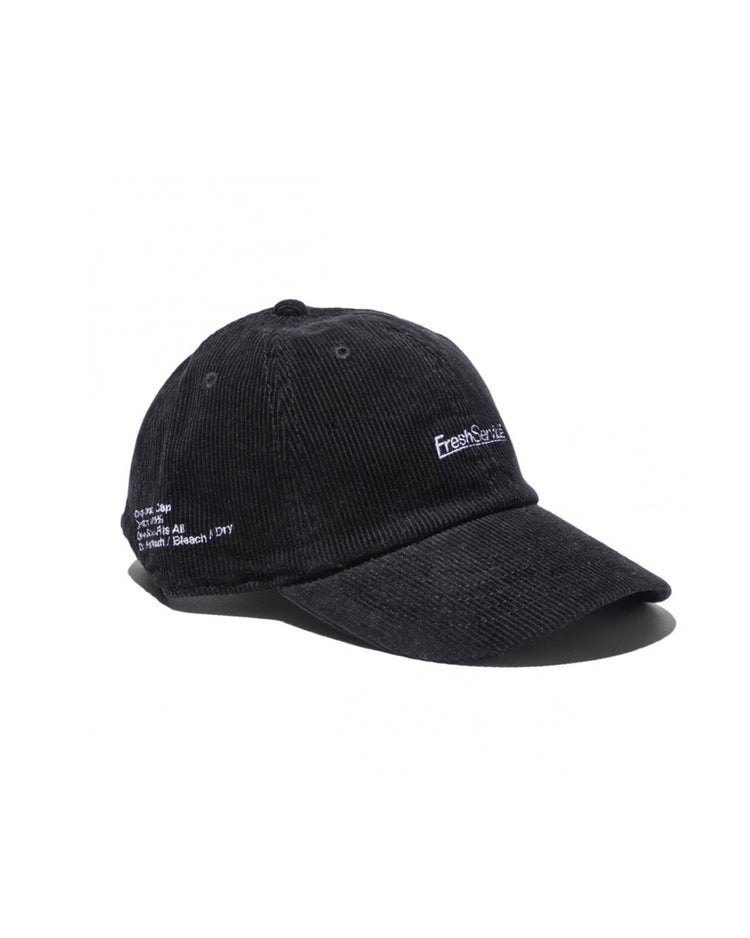 FreshService / CORDUROY CORPORATE CAP BLACK – CASDAY / キャスデイ