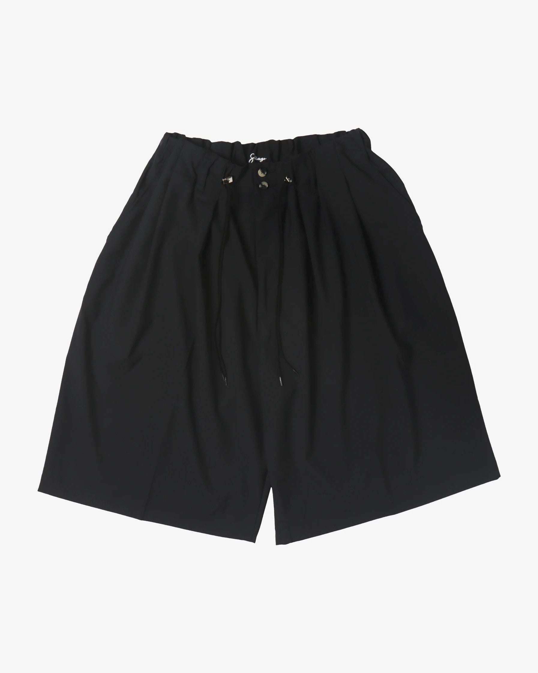 Sillage / circular short pants black – CASDAY / キャスデイ