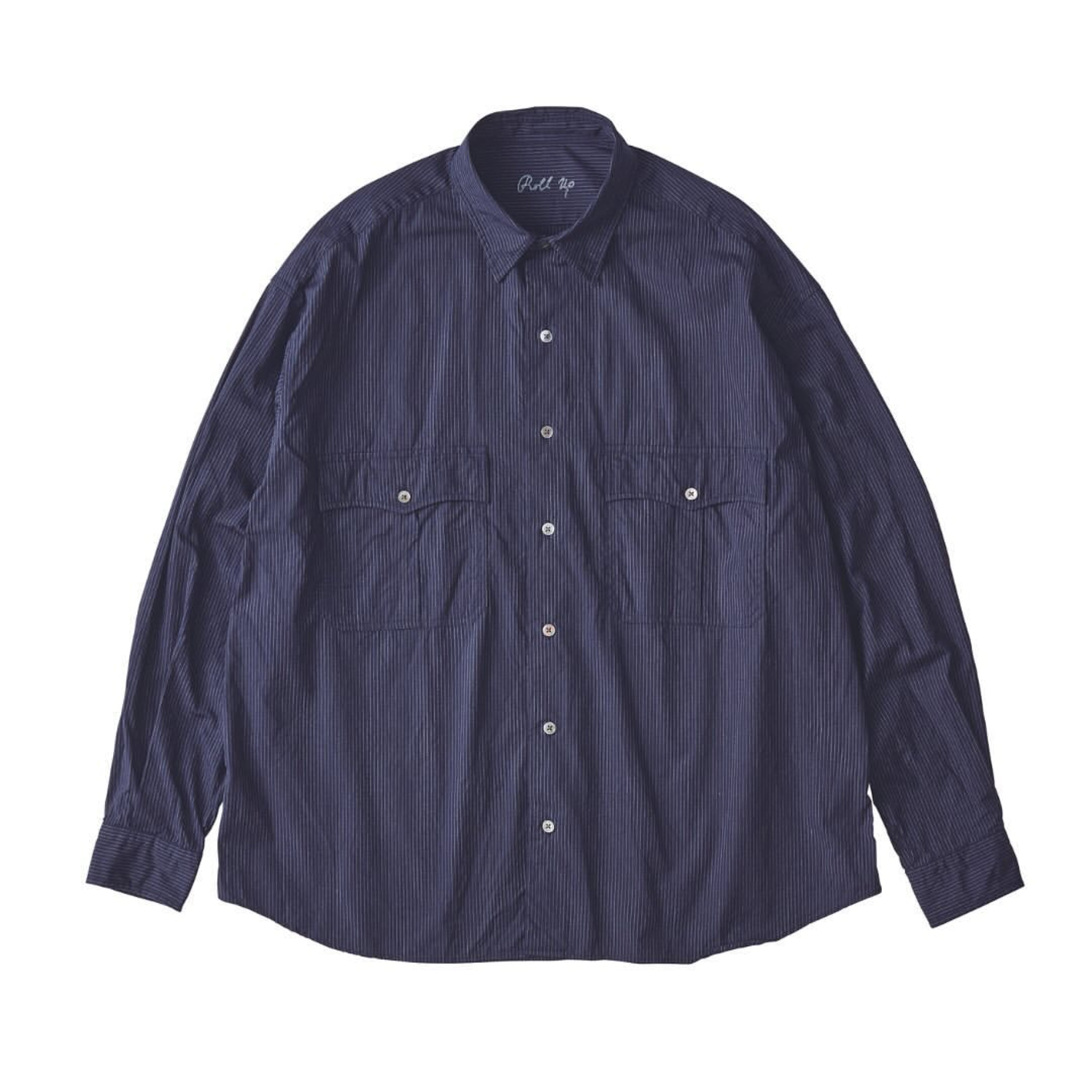PORTER CLASSIC / ROLL UP PIN STRIPE SHIRT – CASDAY / キャスデイ