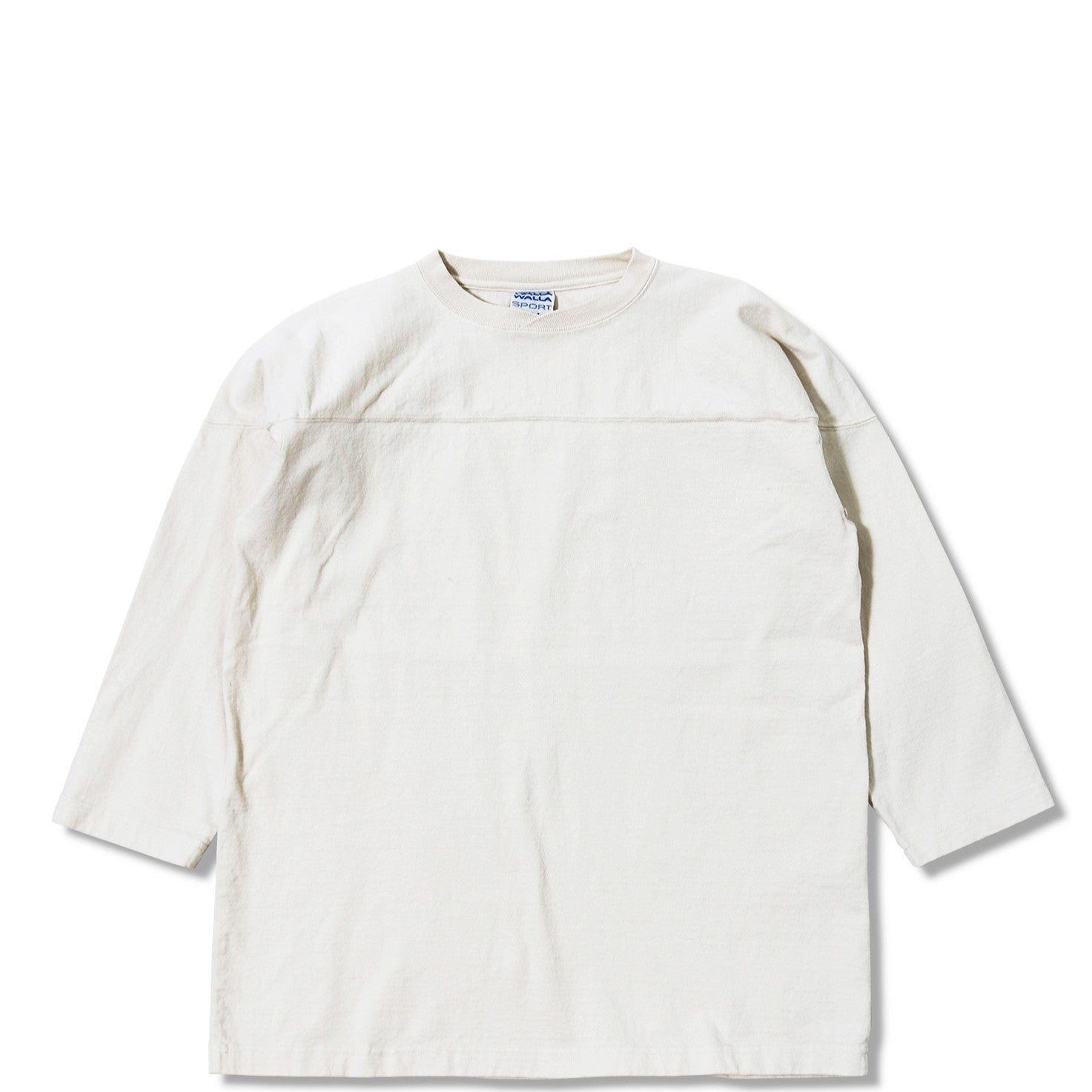 WALLA WALLA SPORT/ 9oz 3/4 FOOTBALL TEE IVORY – CASDAY / キャスデイ
