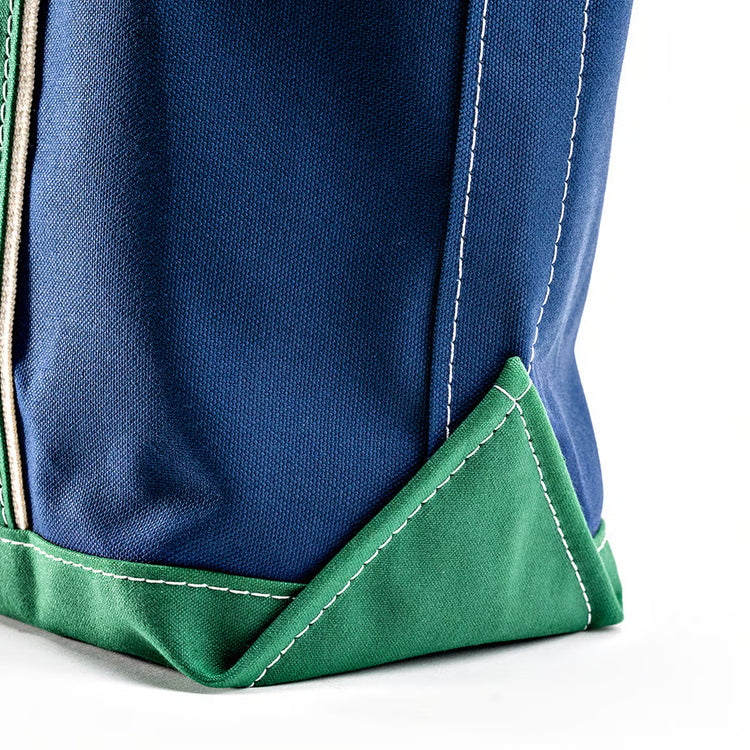 WORKERS Deluxe Tote Bag/ Navy Body x Green Handle – CASDAY / キャスデイ