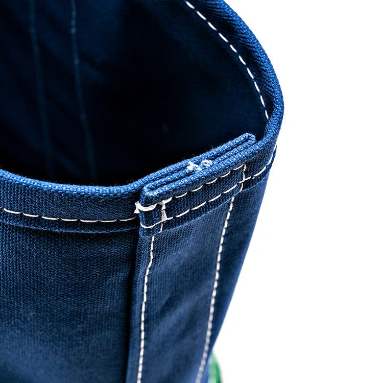 WORKERS Deluxe Tote Bag/ Navy Body x Green Handle – CASDAY / キャスデイ
